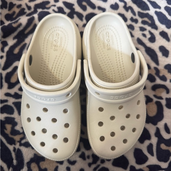 CROCS | Shoes | Crocs Kids Classic Clog Cream | Poshmark